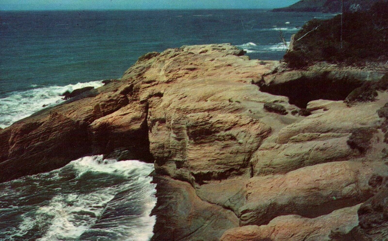 Devils Punch Bowl State Park Oregon Devils Punch Bowl Postcard | United ...