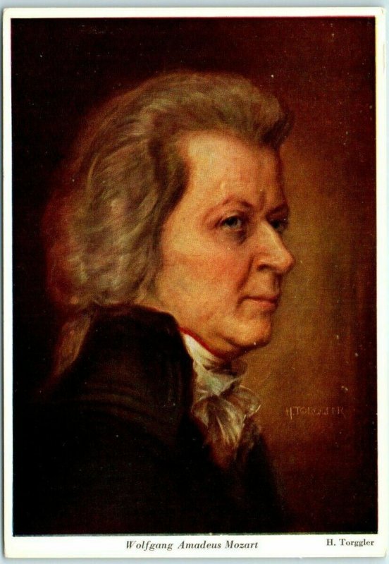 Wolfgang Amadeus Mozart By Hermann Torggler, Music Art Collection - New ...