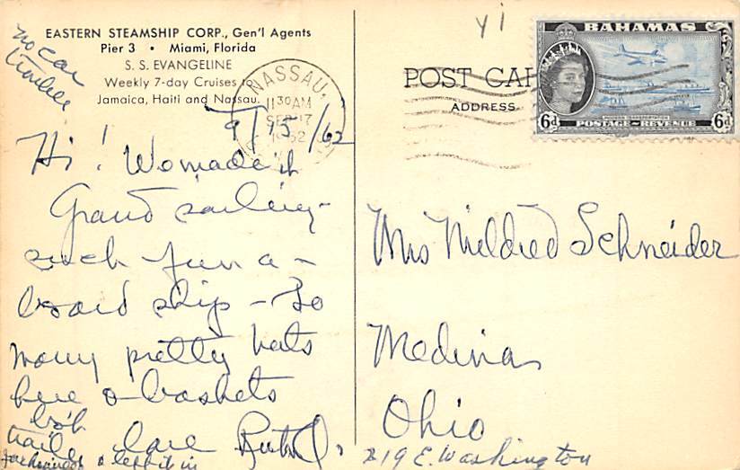 SS Evangeline Eastern Steamship Lines Ship | Topics - Transportation ...