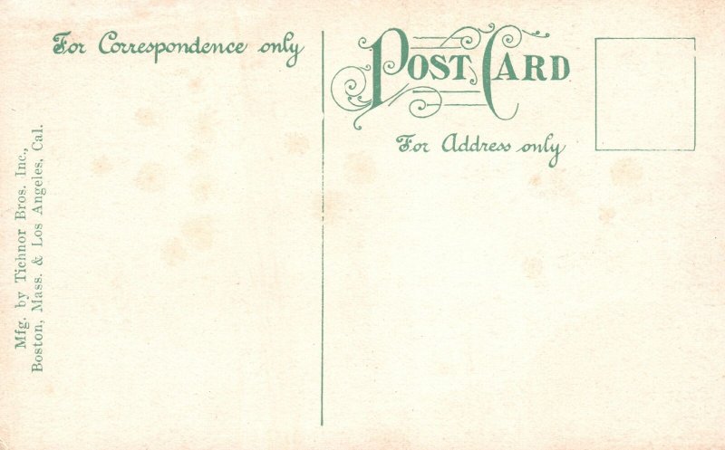 Vintage Postcard Stone Arch On Cliff Walk Scenic Spot Newport Road ...