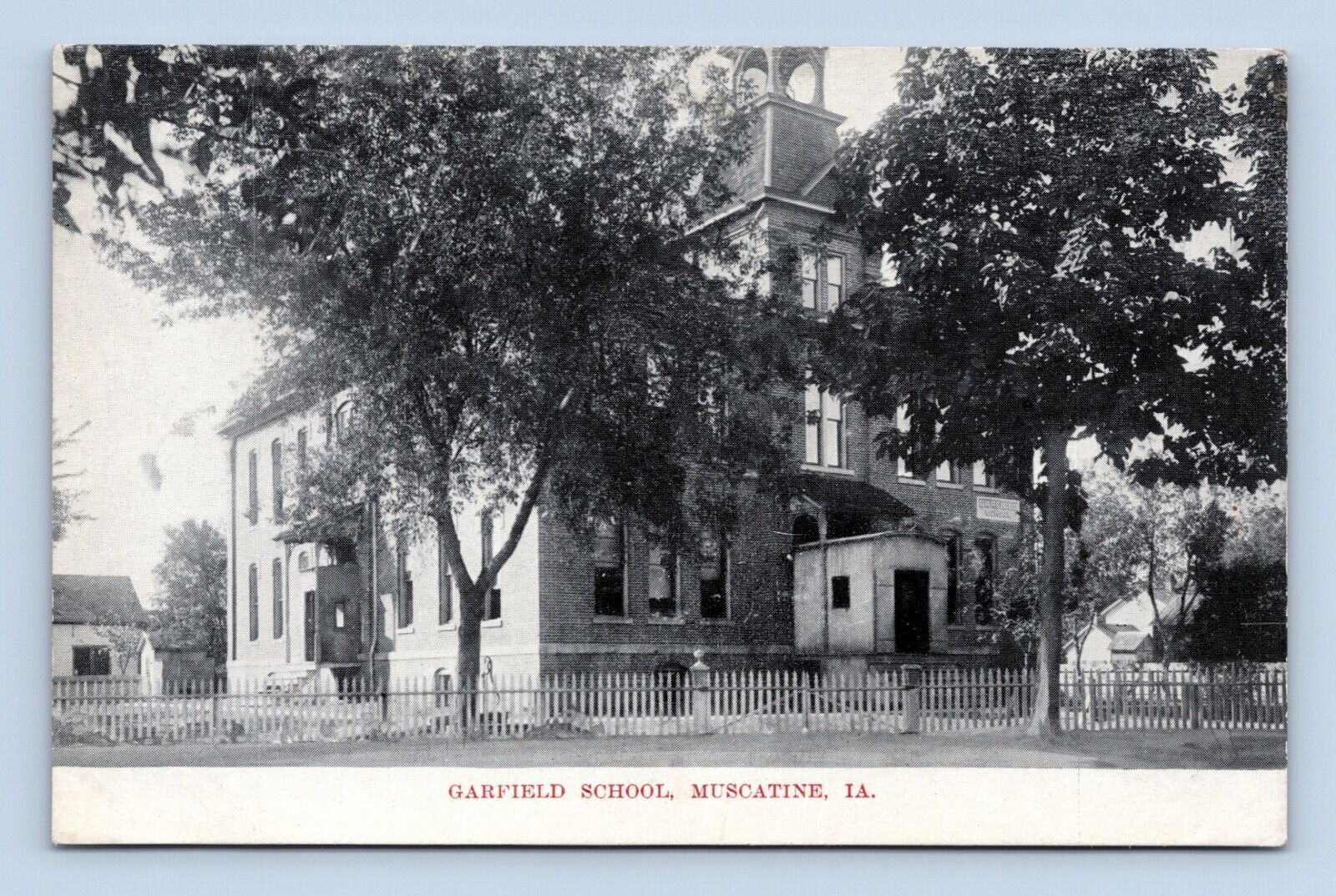 Garfield School Building Muscatine Iowa IA UNP Suhling Company DB ...