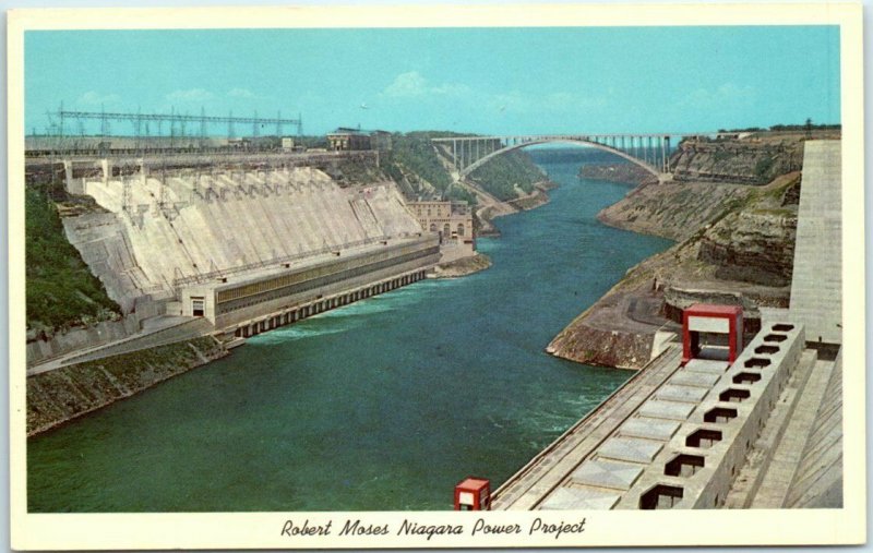 Postcard - Robert Moses Niagara Power Project, Niagara Falls, New York ...