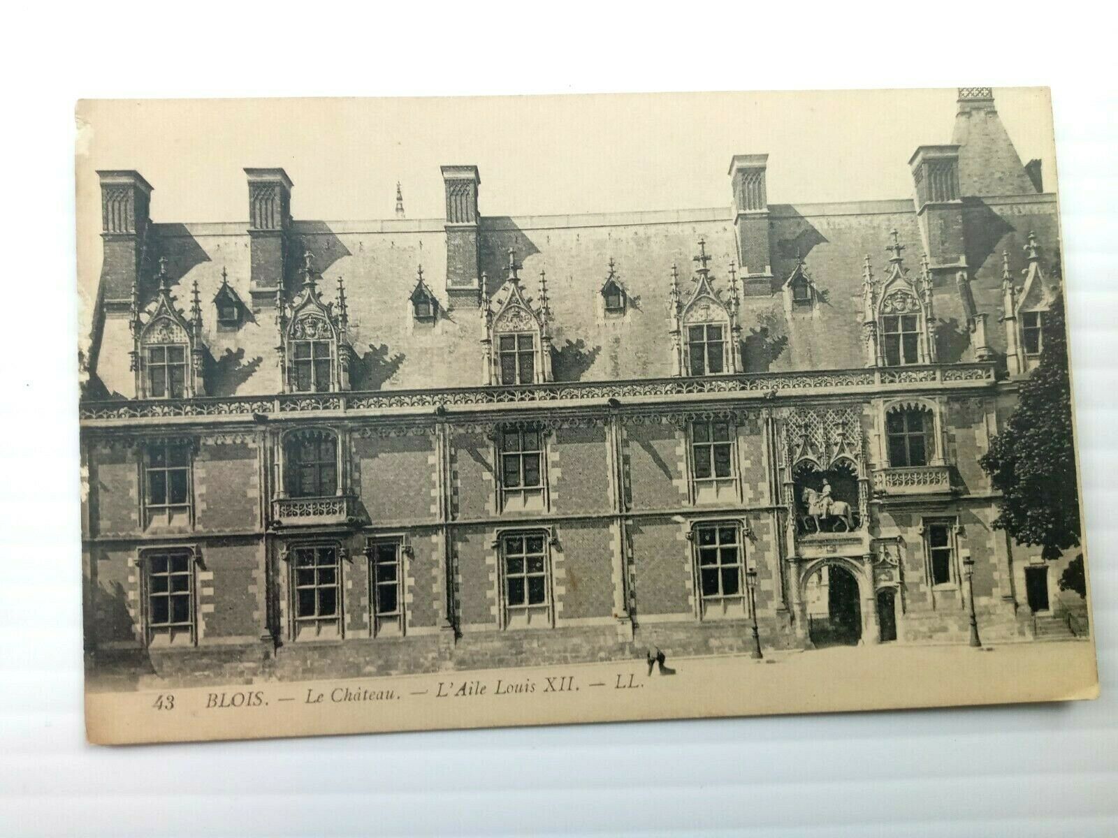 Vintage Postcard France BLOIS Le Chateau Building L'Aile Louis XII ...
