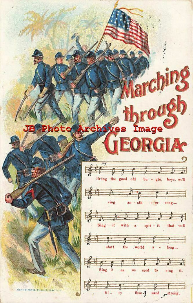 Patriotic, Kaplan No 11/18, Marching Through Georgia Song Music ...
