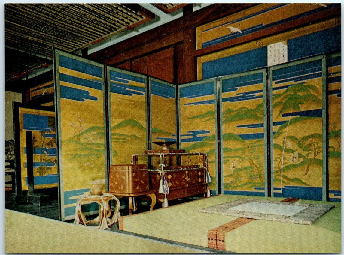 Postcard - Asagarei Room in Seiryo den - Kyoto Imperial Palace - Kyoto ...