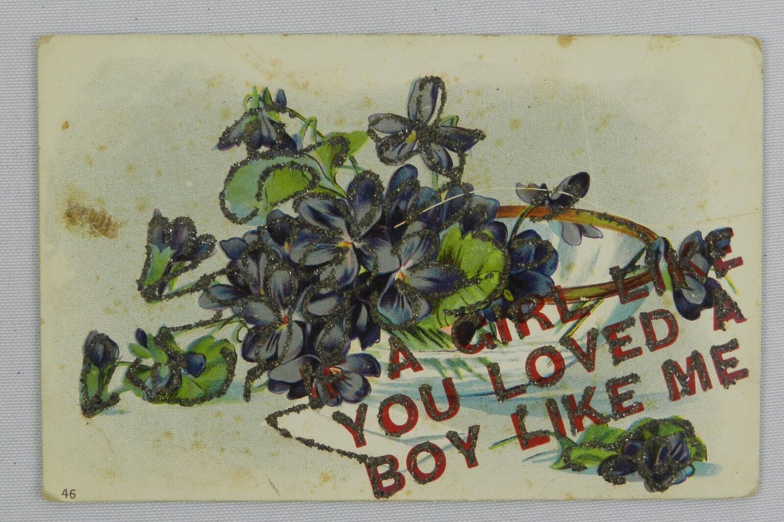 Bushes of Indigo Flowers "A Girl Like You Loved A Boy Like Me" Vintage ...