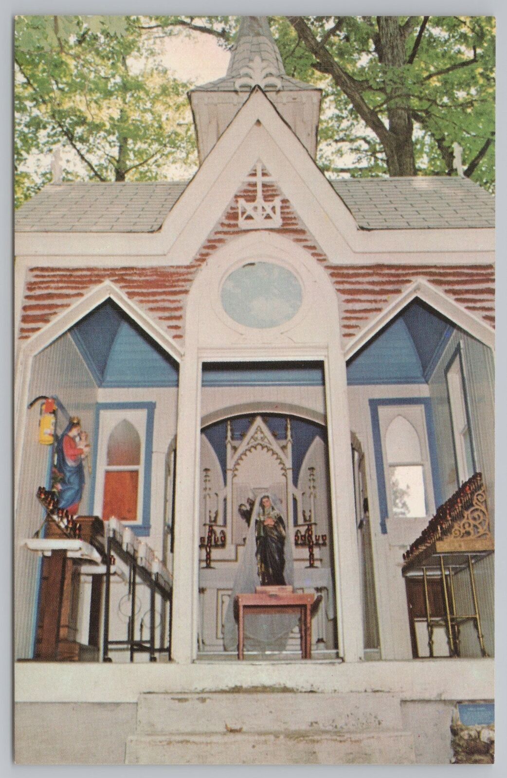 Rhineland Missouri~Chapel of the Woods~Our Lady Sorrows Shrine~Vintage ...