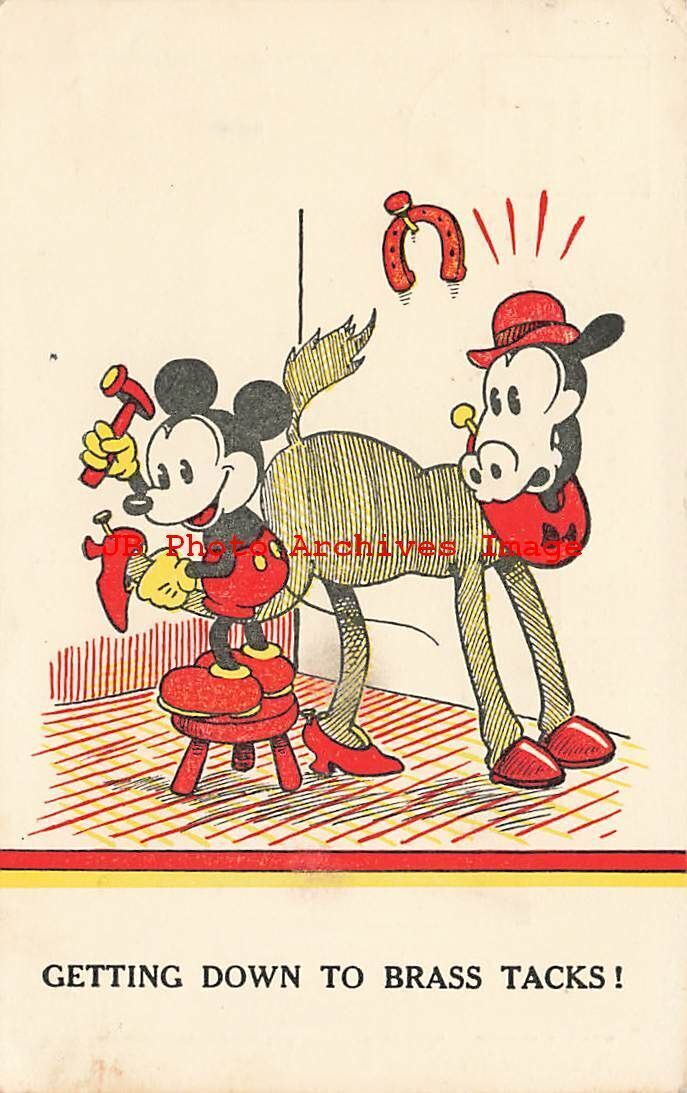 Disney, Delgado Ltd, Mickey Mouse Getting Down to Brass Tacks! | Other ...