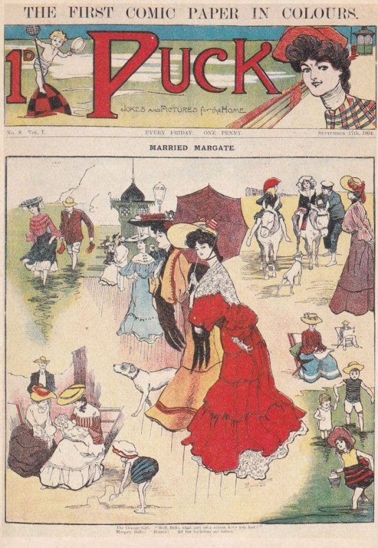 The Puck For Girls Married Margate First Ever Colour Comic Rare ...