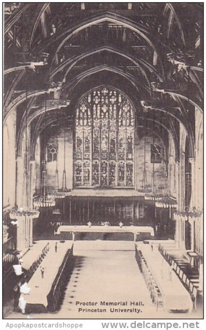 Proctor Memorial Hall Princeton New Jersey Albertype 1923 | United ...