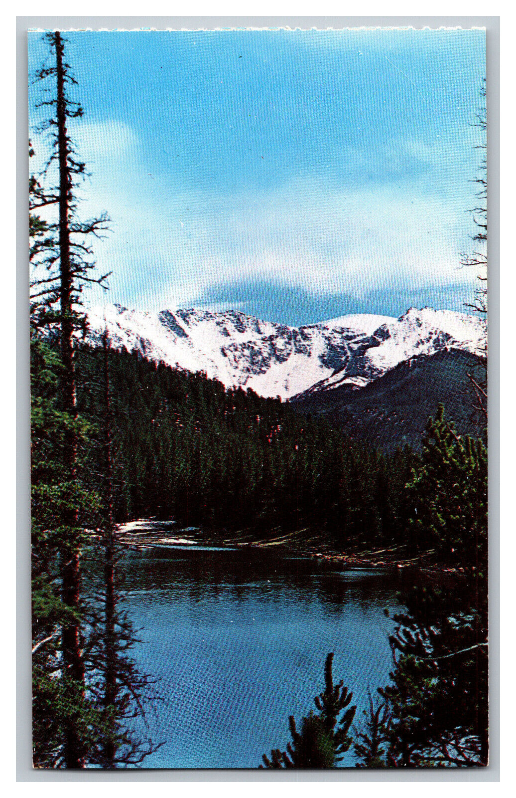 Postcard CO Mt. Evans Denver Mountain Parks Colorado Vintage Standard ...