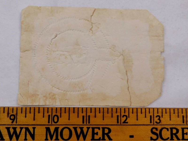 Embossed Victorian Paper Fabric Label Bear Mill Mfg. Co Standard ...