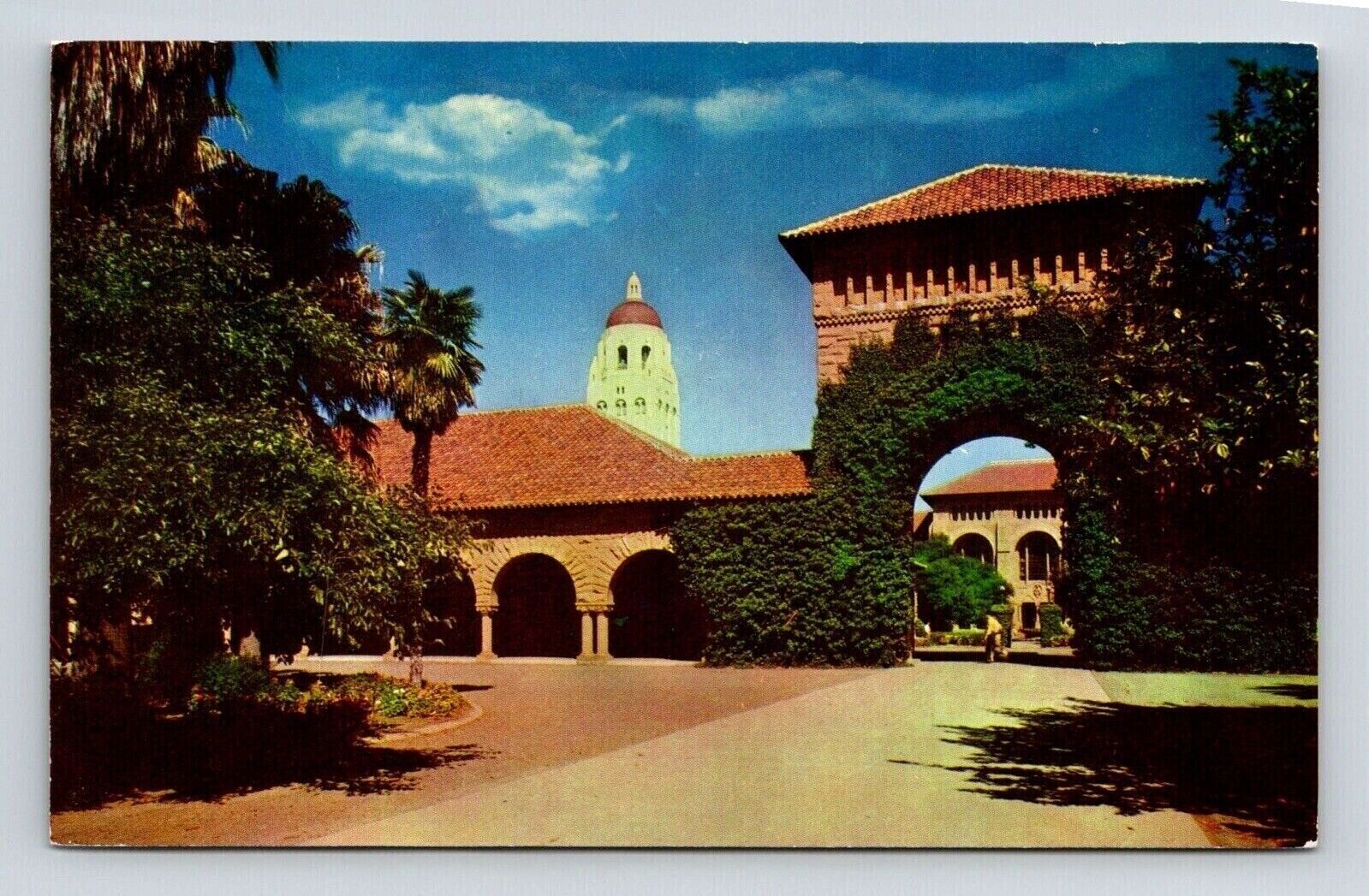East Gate Stanford University California School Campus Library Vintage ...