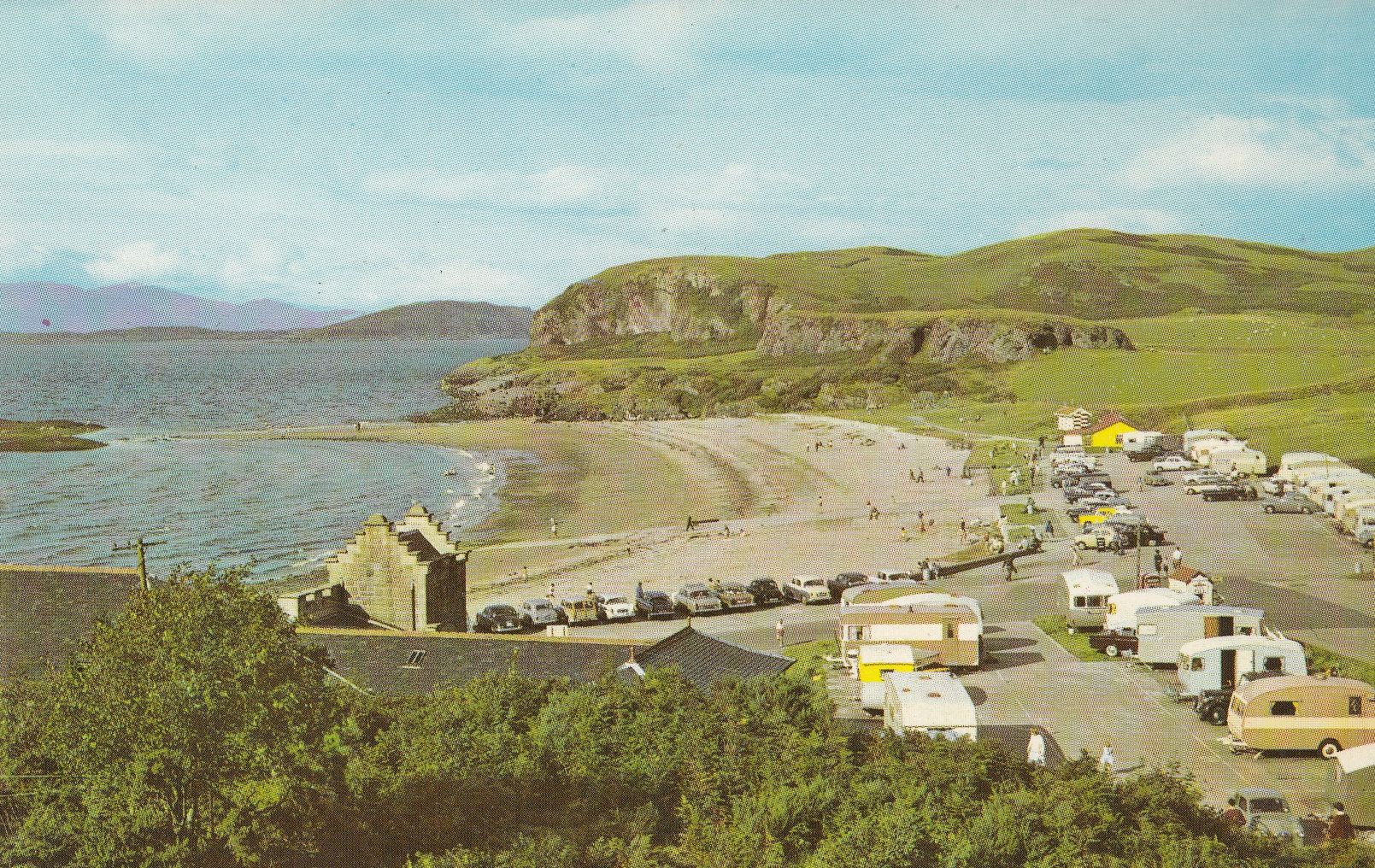Ganavan Bay Scottish Caravan Park Postcard | Europe - United Kingdom ...