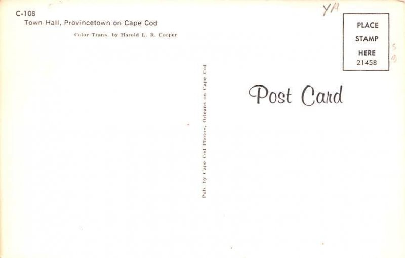 Town Hall Provincetown - Cape Cod, Massachusetts MA | United States ...