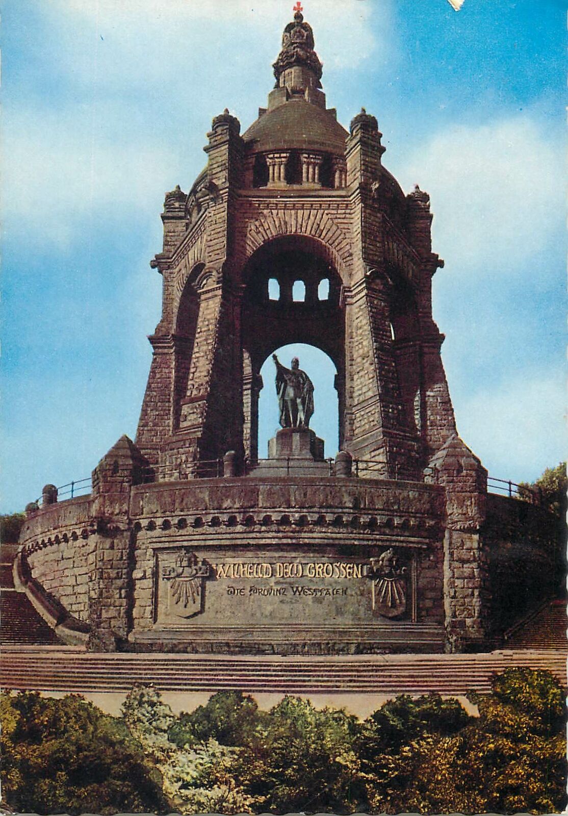 Postcard Germany Wilhelm the conqueror statue memorial | Europe ...