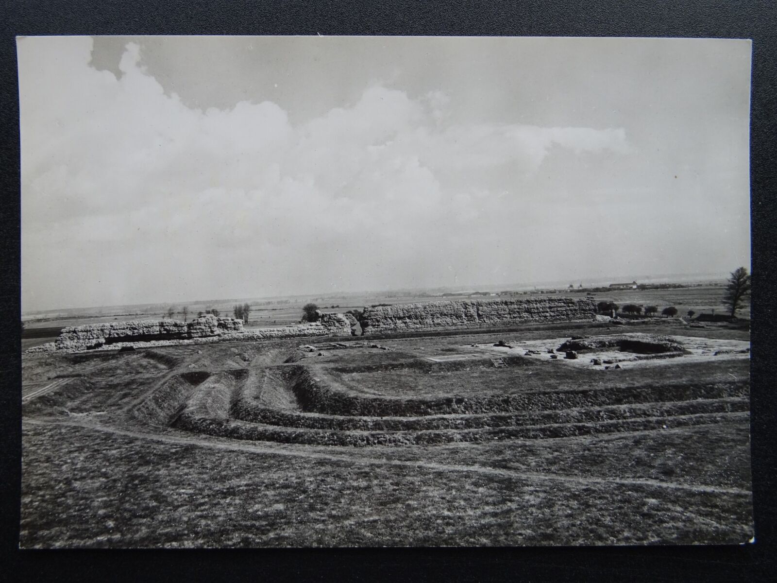 Kent RICHBOROUGH CASTLE Inside the Fort c1960s RP Postcard by MoB&W ...