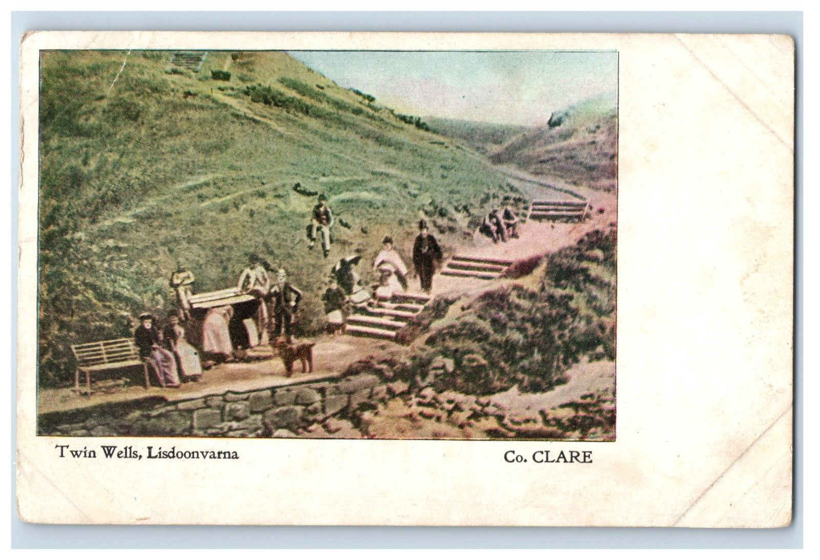 Vintage Twin Wells, Liddoonvarna Co. Clare. Postcard P145E | Other ...