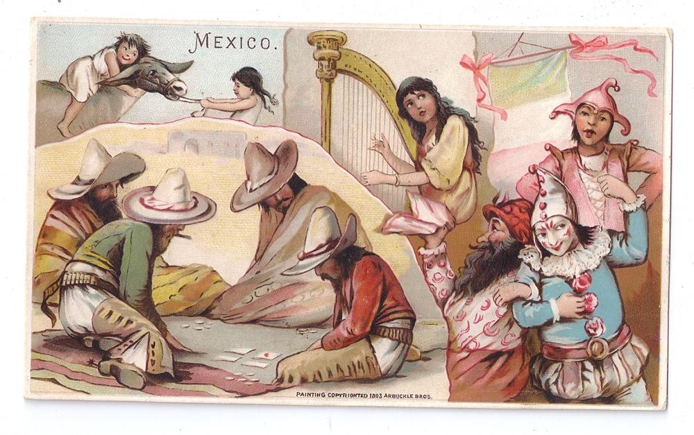 Arbuckle Coffee Trade Card 1893 Mexico Sports Pastimes # 30 | Ephemera ...