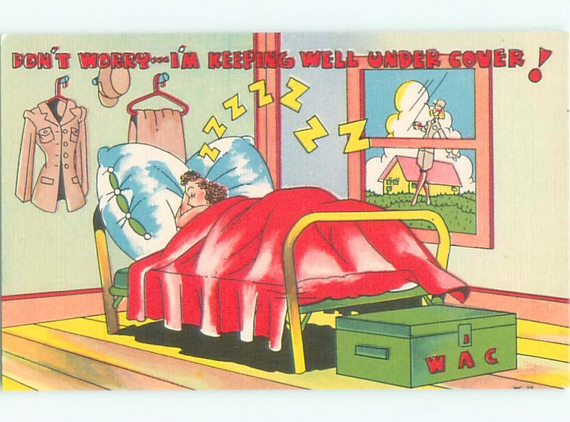 Linen Military WOMAN IN ARMY SLEEPING IN BED AC6888 | Topics ...