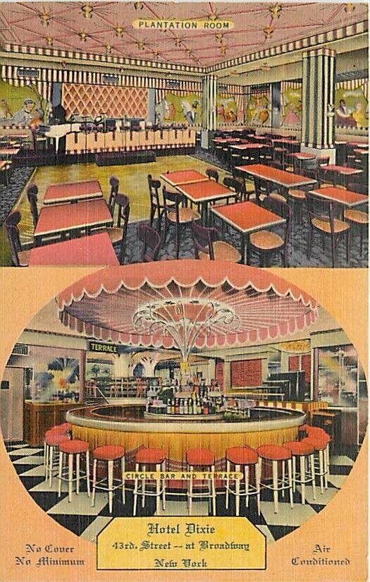 NY, New York City, Dixie Hotel Dining Room, Multi-View, Colourpicture ...