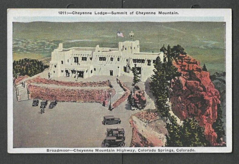 Ca 1911 Post Card Colorado Springs Colorado Cheyenne Lodge At Mountain ...