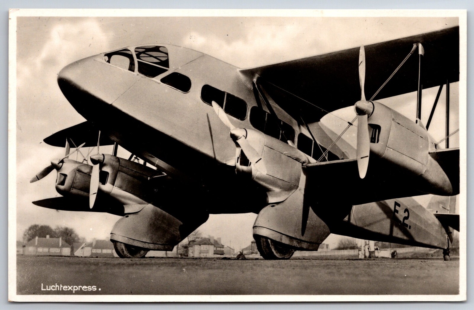 De Havilland DH 86 Express 4 Engine Biplane~Passenger Aircraft~1930s ...