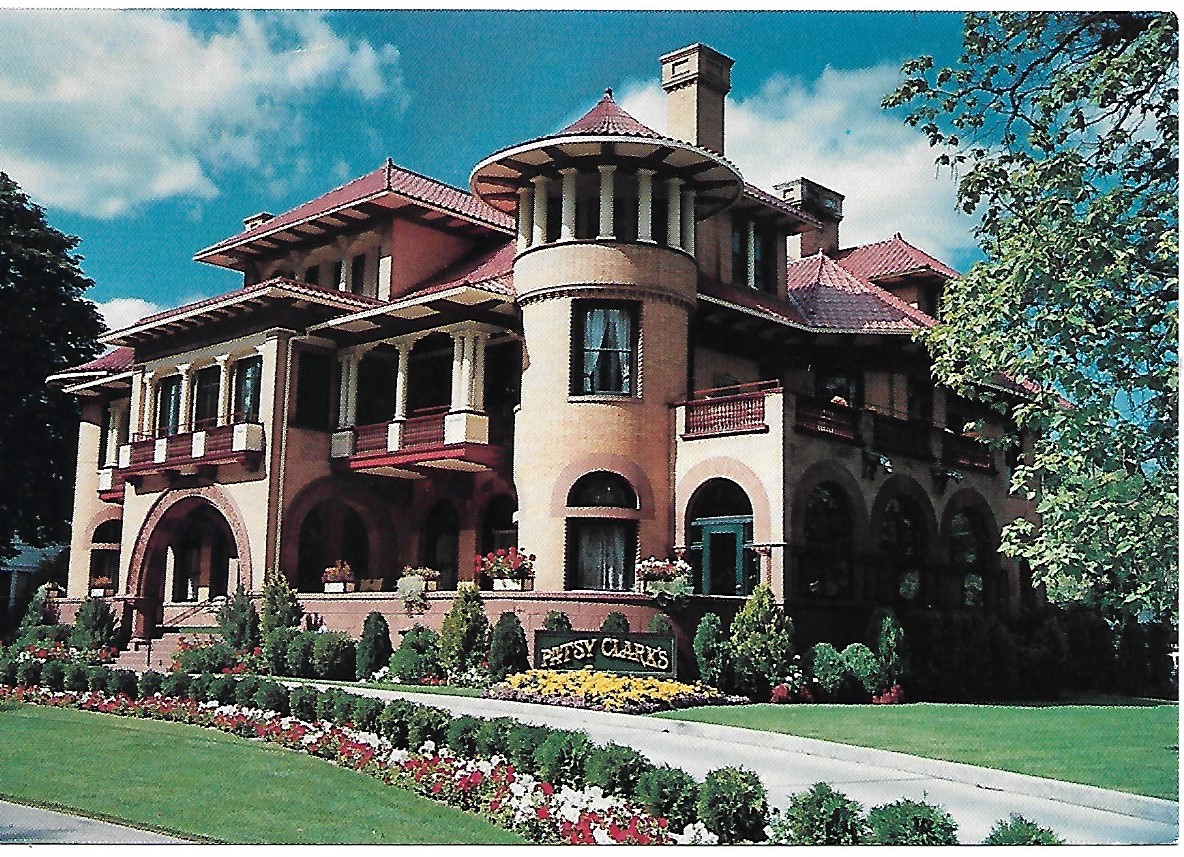 Postcard Patsy Clark's Restaurant Mansion Spokane City County Wash ...