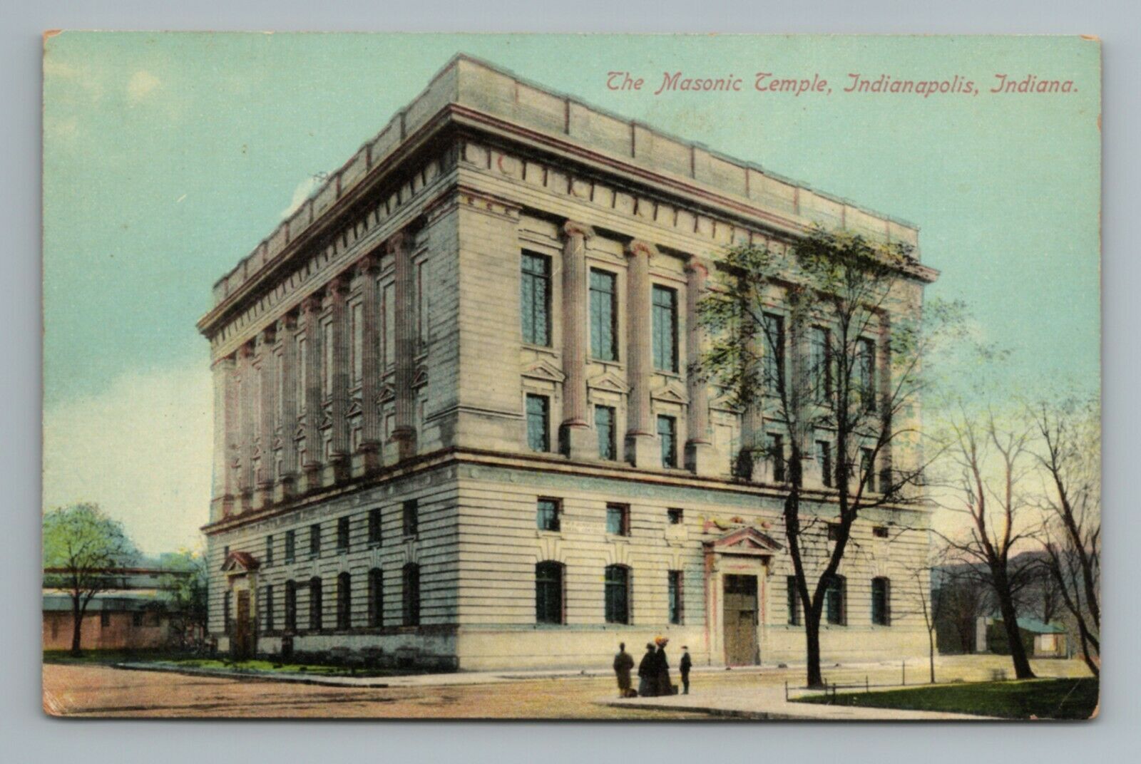 Masonic Temple Mason Fraternal Indianapolis Indiana Vintage Postcard ...