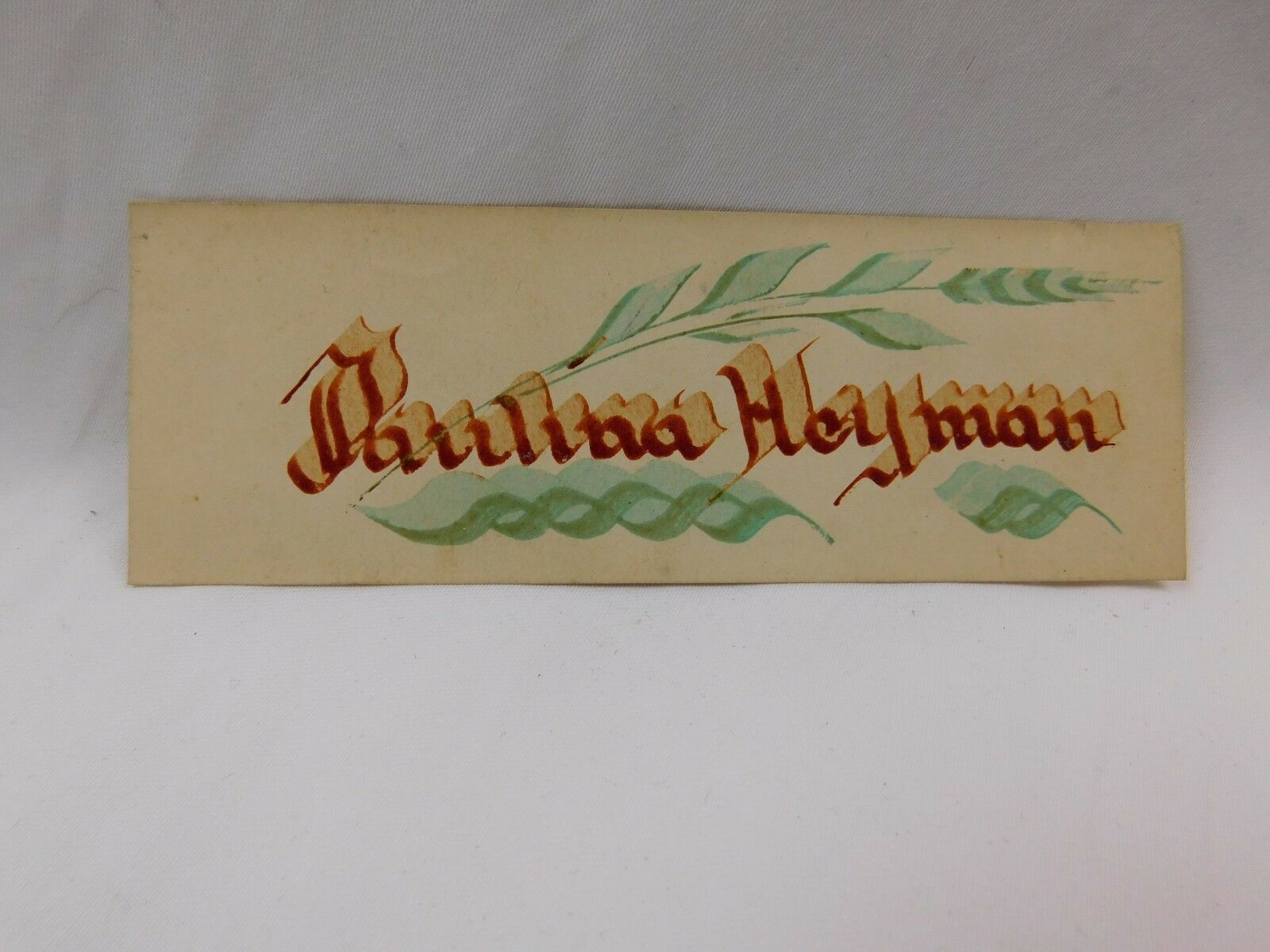 1870's-80's N.J. Rice Automatic Shading Pen Artist Penmanship Sample ...