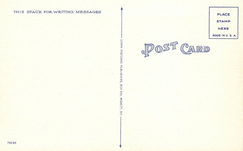 Vintage Postcard The Outlet Of Round Spring State Park Near Eminence ...