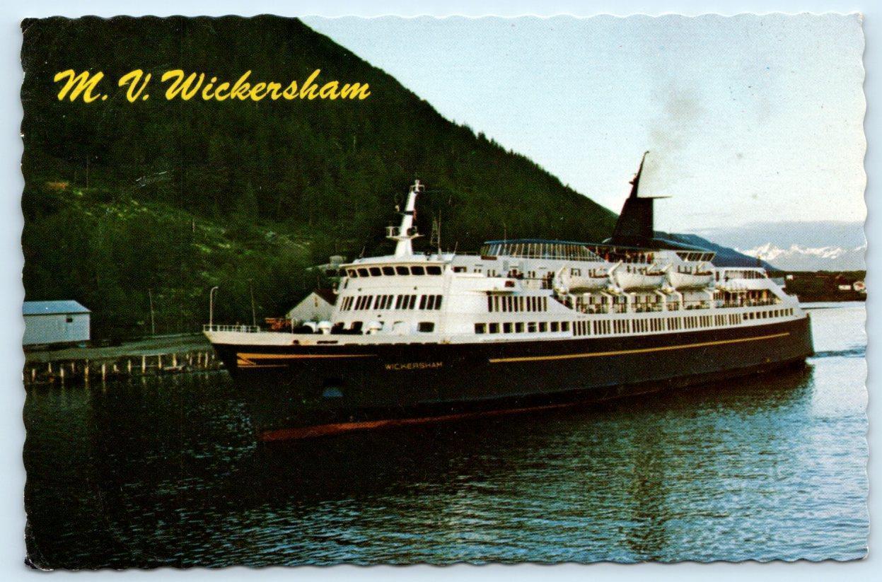 M.V. WICKERSHAM Ferry Boat "Alaska Marine Highway" 1973 ~ 4"x6 ...