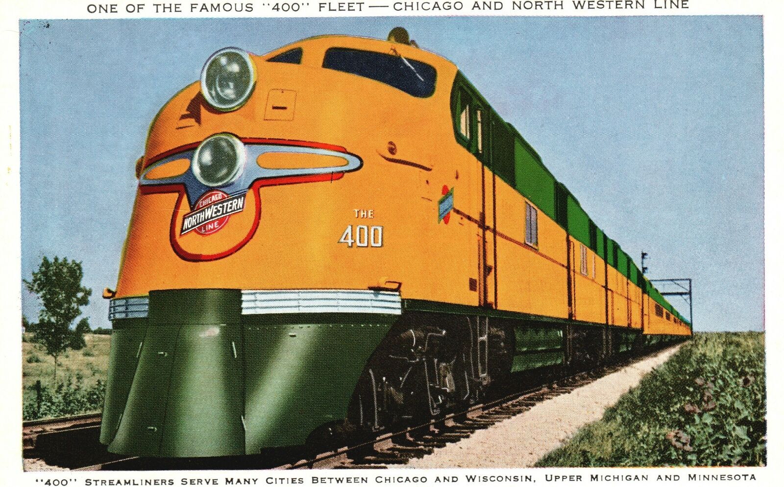 Vintage Postcard Powerful Diesels Provides Smooth Flow Of Power & New ...