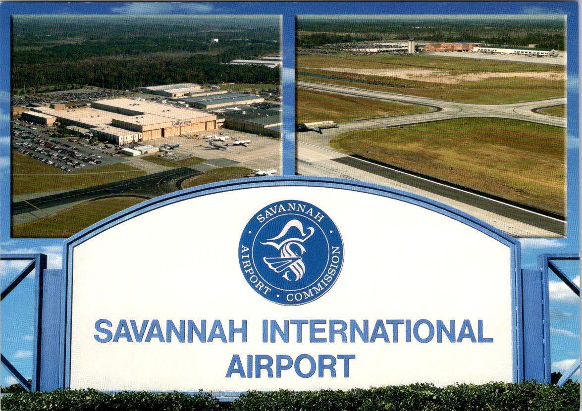 Savannah, GA Georgia INTERNATIONAL AIRPORT Terminal~Runway 4X6 Aviation ...