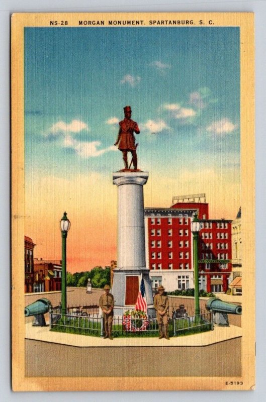 Linen Soldiers General Daniel Morgan Monument Spartanburg South ...