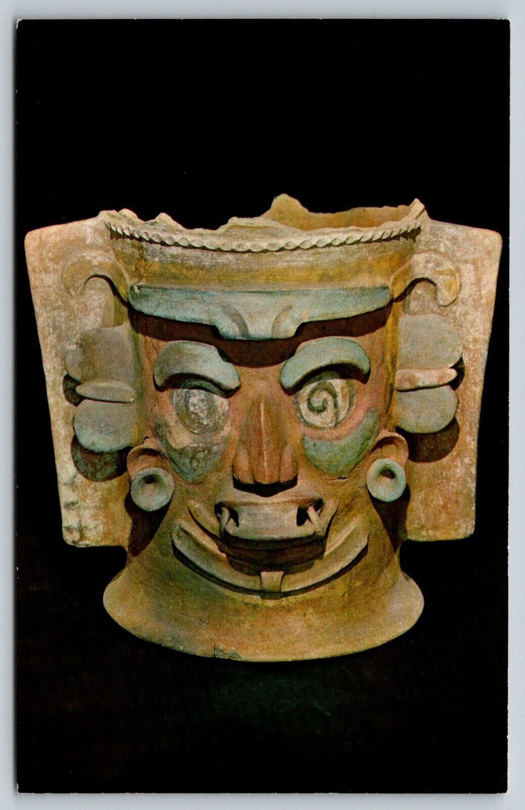 California Los Angeles Natural History Museum Maya Polychrome Incensor ...