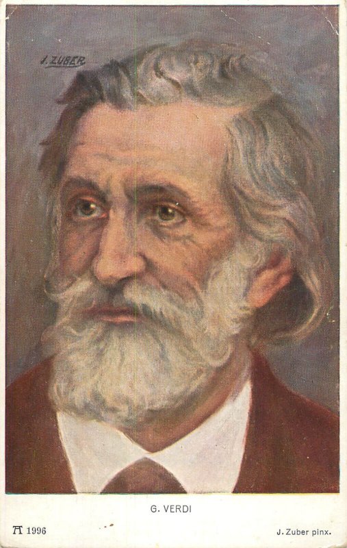 Famous music composers artist portraits set of 6 vintage postcards ...