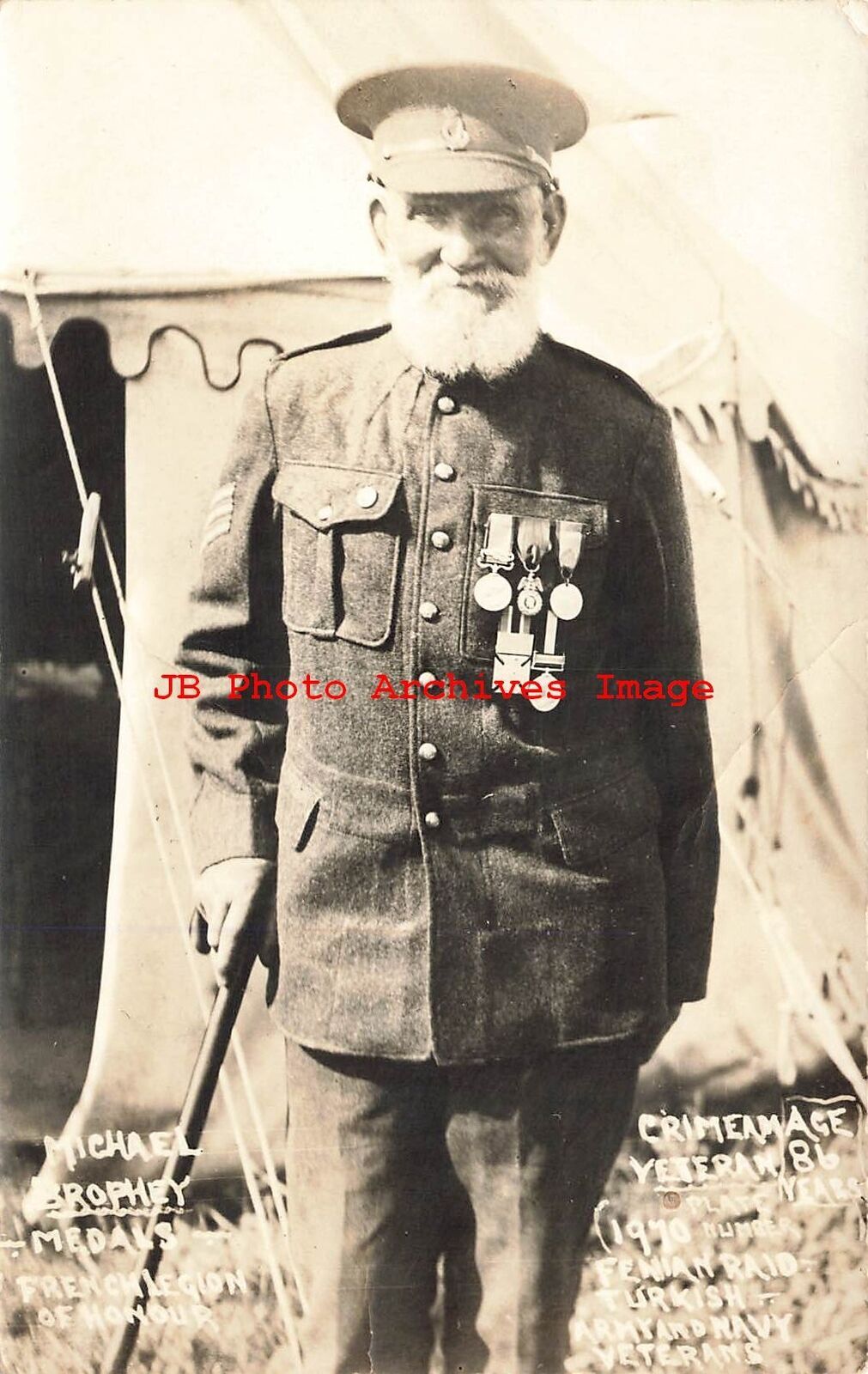 French Military, RPPC, French Legion of Honor Medals on Michael Brophey ...