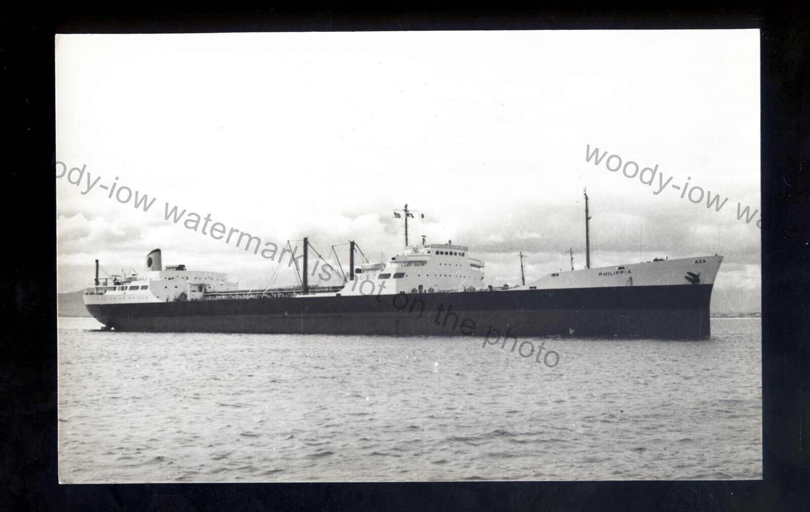 ta1932 - Shell Oil Tanker - Philippia - built 1959 - photograph 5.5 x 3 ...