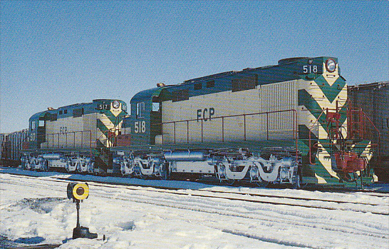 Ferrocarril Del Pacifico ALCO RSD-12 Locomotives 518 and 517 | Topics ...