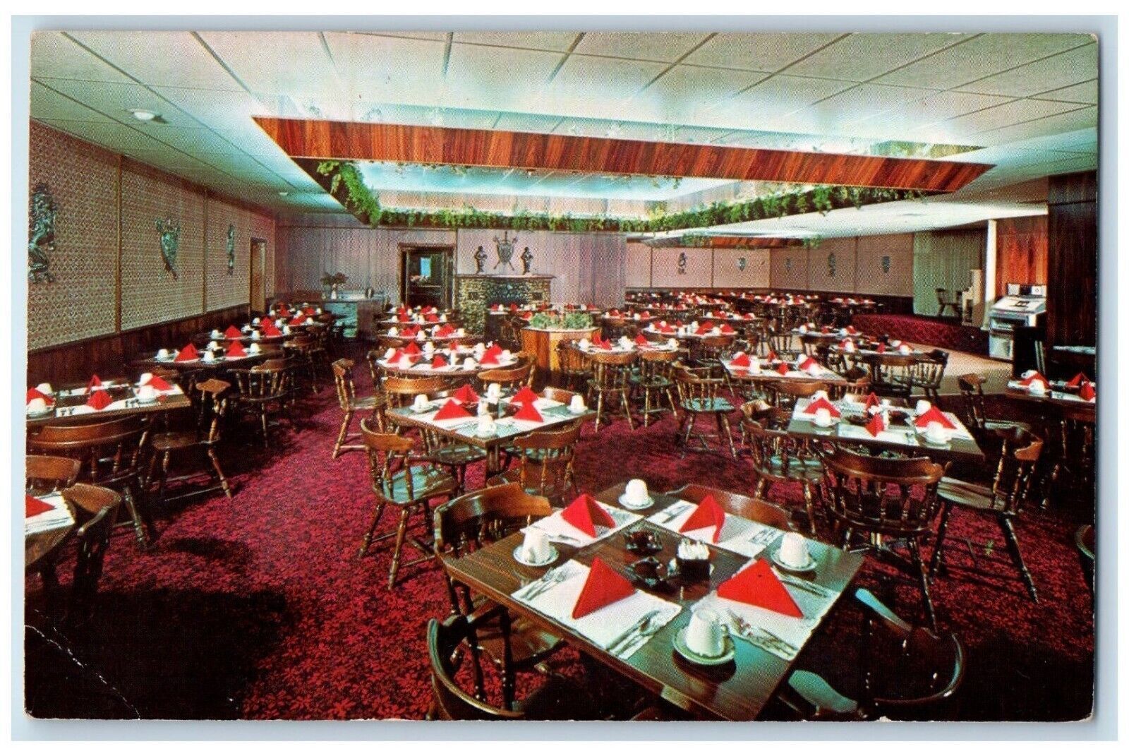 c1960 Rainbow Inn East Hiway Restaurant Dining Grand Rapids Minnesota ...