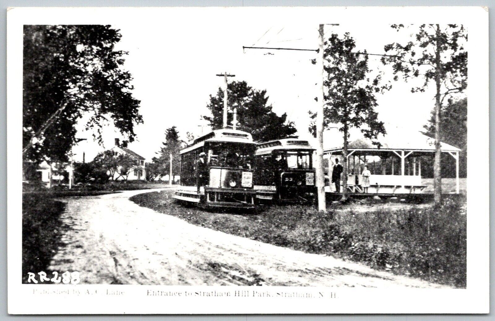 Stratham Hill Park New Hampshire 1950s Modern RPPC Real Photo Postcard ...