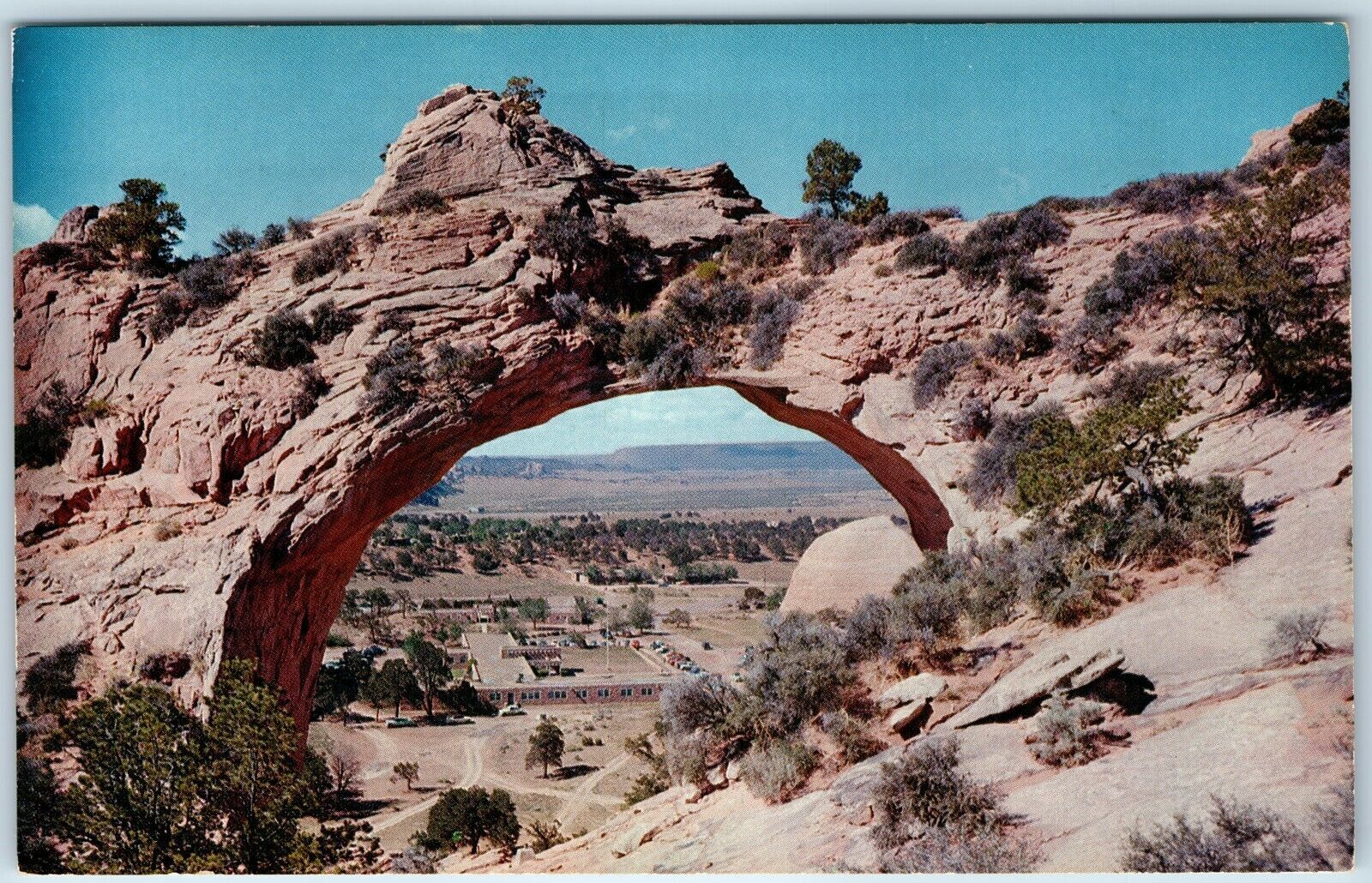 c1960s Window Rock AZ Route 66 Navajo Indian Fort Defiance Canyon ...