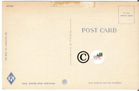 Vintage Big Letter Postcard Greetings From Kentucky Large Letter Linen ...