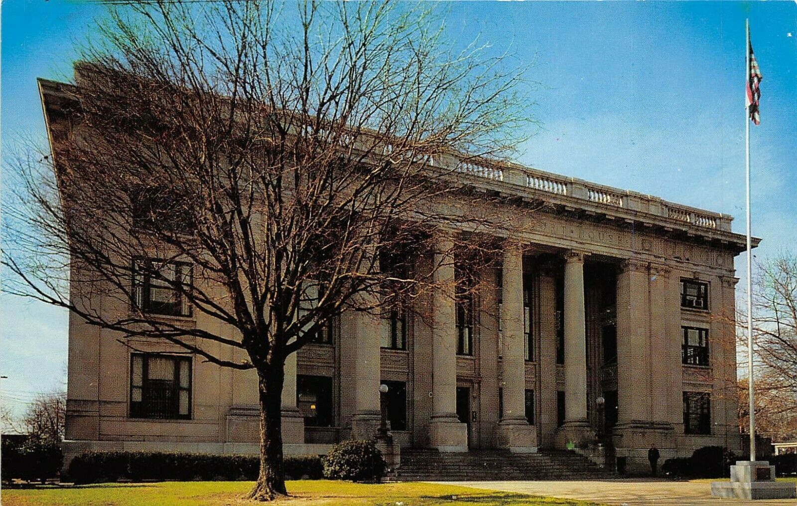 Smithfield North Carolina 1960s Postcard Johnston County Courthouse ...