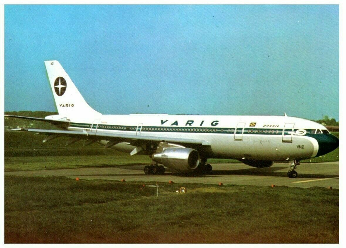 Varig Brazil Airbus One 300B Aircraft Postcard | Latin & South America ...