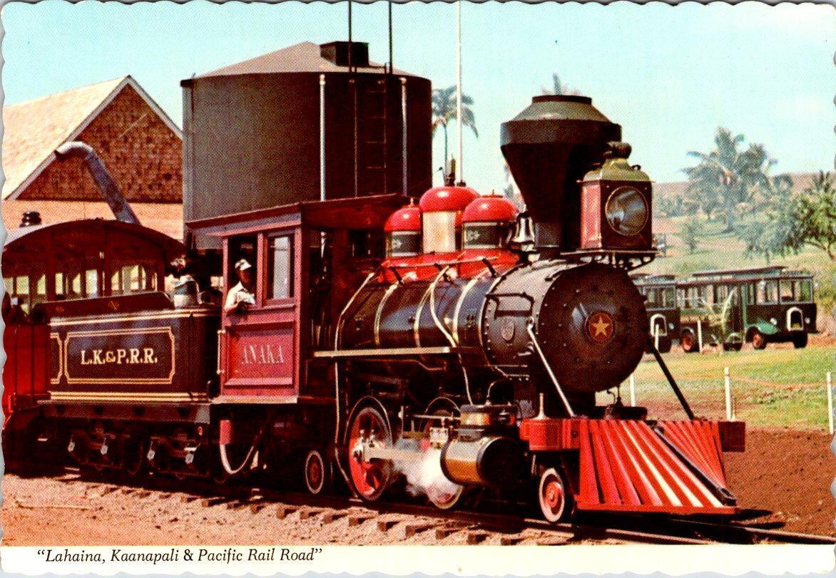 HI, Hawaii LAHAINA, KAANAPALI & PACIFIC RAILROAD Sugar Cane Train 4X6 ...