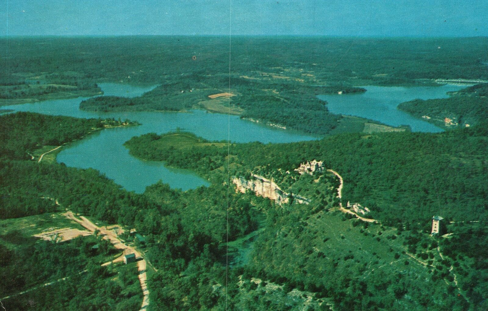 Postcard View Of Beautiful Lake Of The Ozarks Near US Highway 66 ...