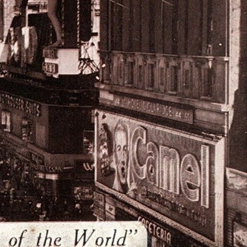 1940s Times Square NY Hotel Astor Pepsi-Cola Camel Cigarettes Signs ...