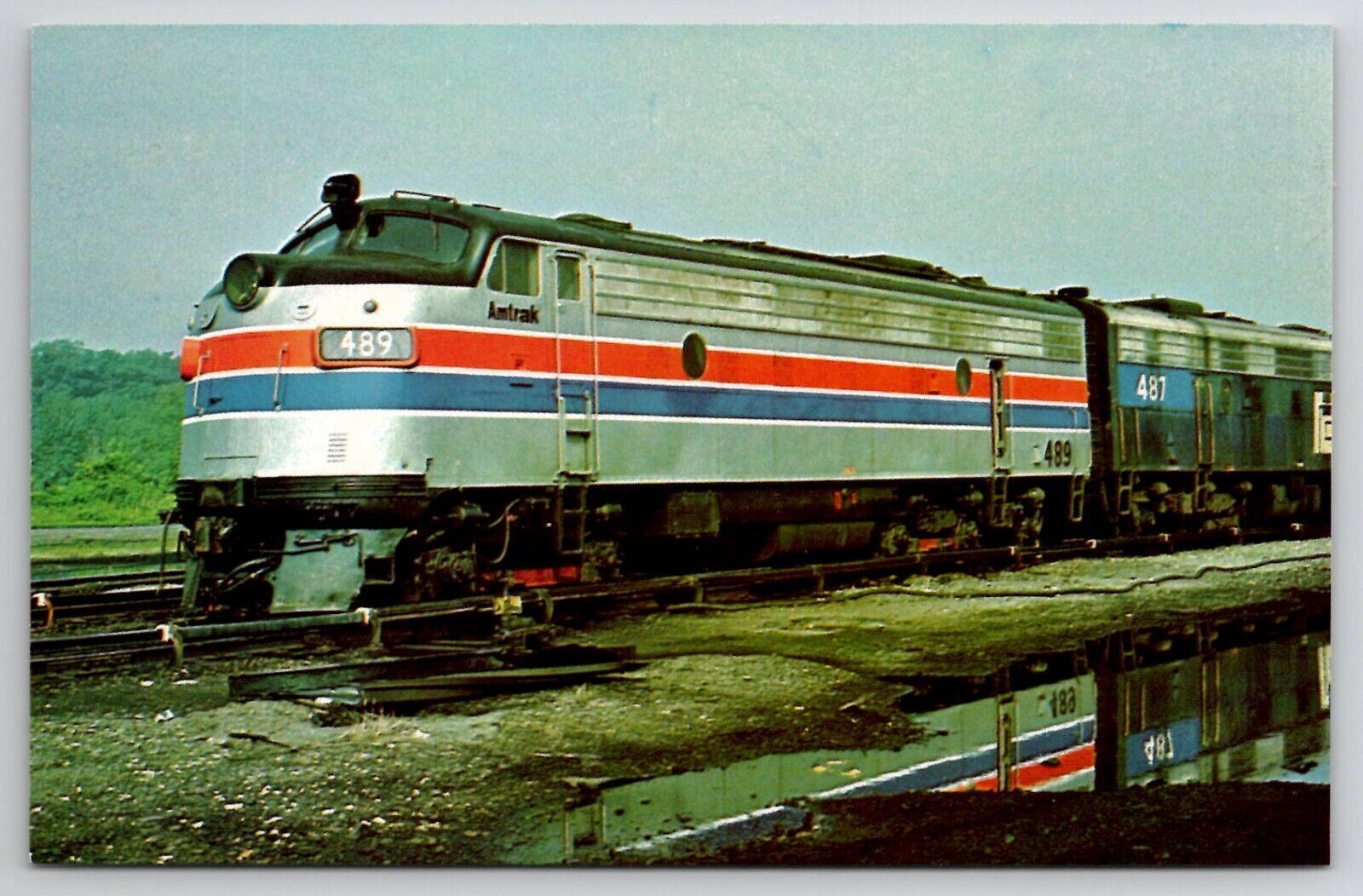 Amtrak 489 1978 At Harmon NY Railroad Train Postcard D35 | United ...